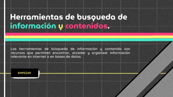 Herramientas de búsqueda y filtrado de información | Genially