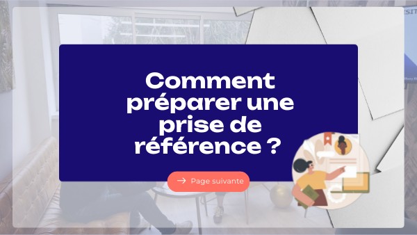 Prise de ref 2 - Comment préparer une prise de ref