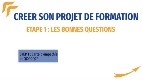 Créer son projet de formation | Genially