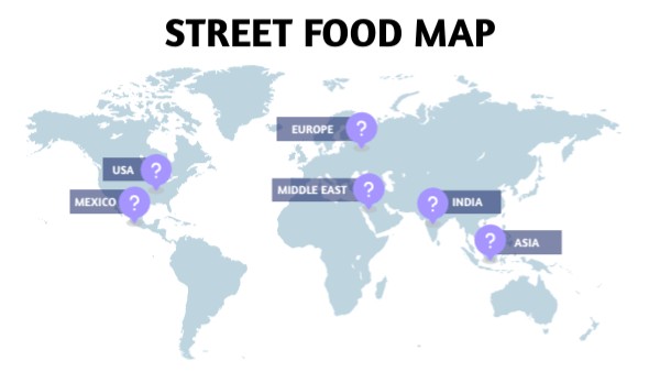 5è U2 writing challenge street food map | Genially