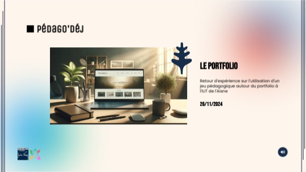 Pédago'Déj 26 novembre | Genially