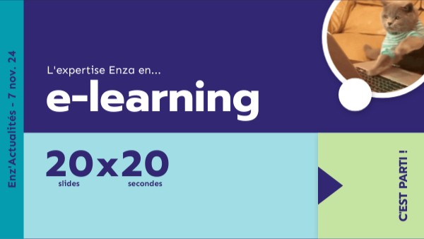 Présentation e-learning PechaKucha | Genially