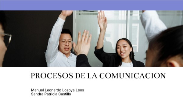 Presentación proceso de comunicacion | Genially
