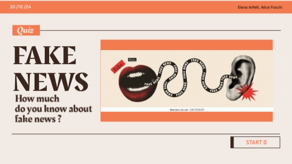 Fake news quiz