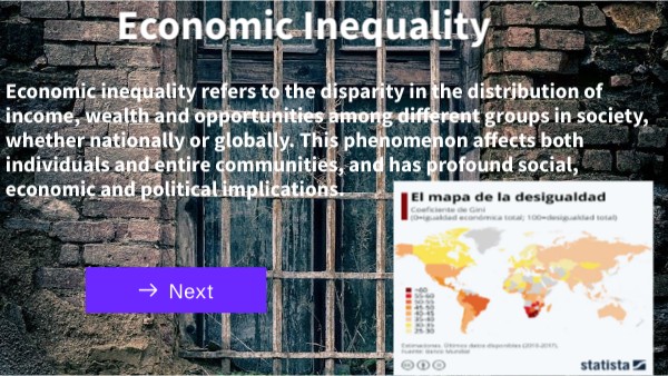economic inequality | Genially