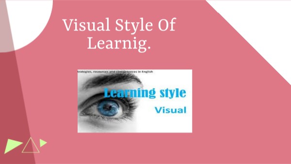 Visual Style Of Learning.