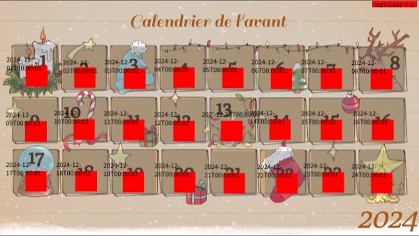 Calendrier de l'avant 2024 | Genially