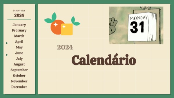 Calendário 2024 | Genially