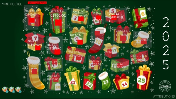 Calendrier de l'avent 2024 | Genially