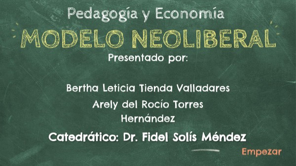 "Modelo Neoliberal" | Genially
