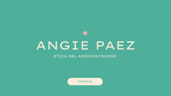 Etica Angie Paez