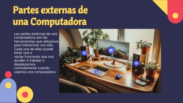 Partes externas de una computadora