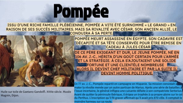 Pompée latin | Genially