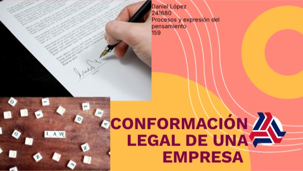 Conformación legal de una empresa | Genially