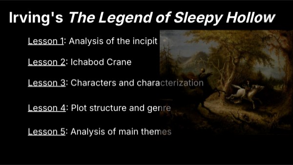 The Legend of Sleepy Hollow | Genially