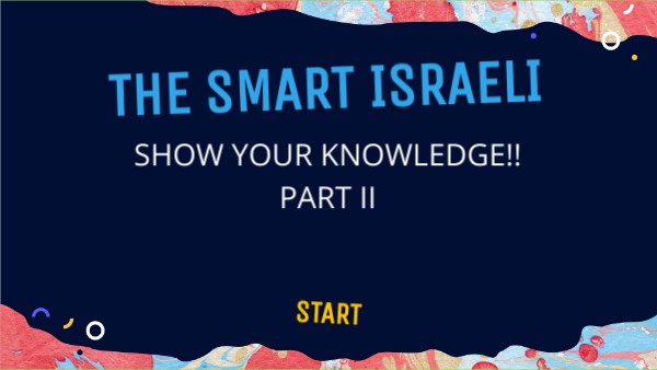 Israel Trivia 24 2 smart | Genially