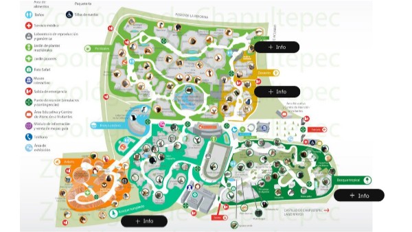 Mapa zoo | Genially