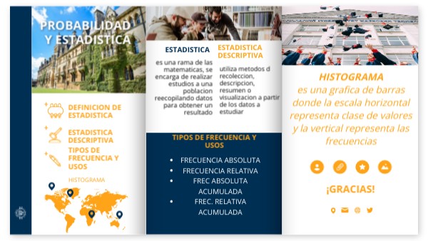 Tríptico Educación Superior | Genially