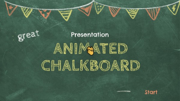 Animated Chalkboard Presentation | Genially