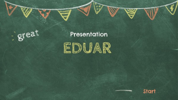 Animated Chalkboard Presentation