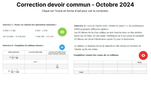 Correction Devoircommunoctobre