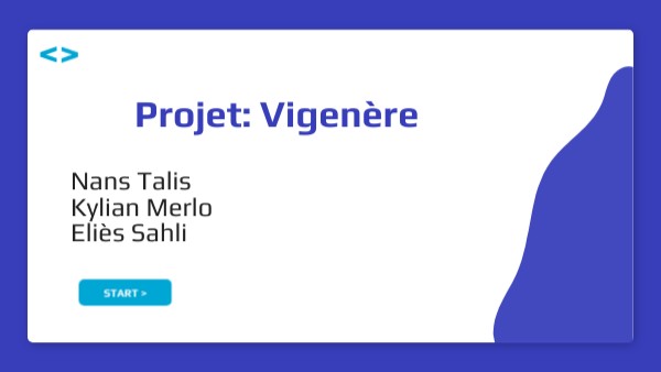 Projet : Vigenère