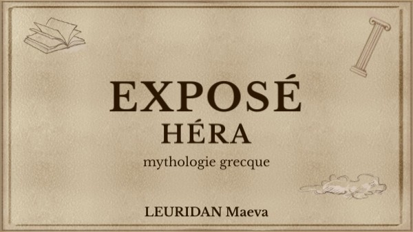 Exposé Héra | Genially