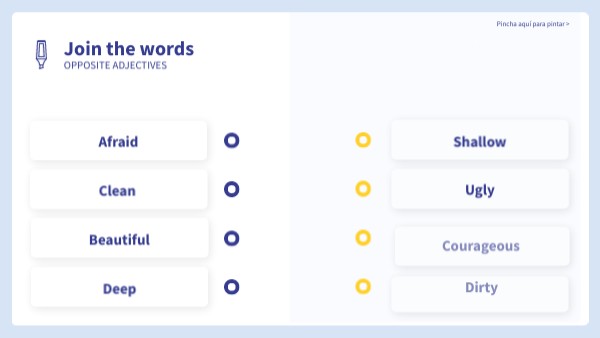 Opposite Adjectives | Genially