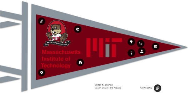 Vihaan Kalakonda’s MIT pennant!