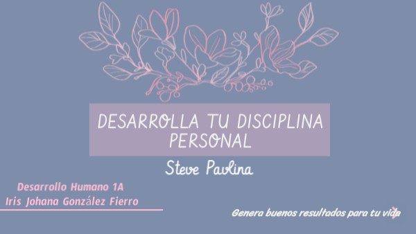 Presentación DH de Iris González | Genially