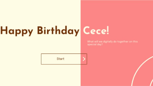 HAPPY BIRTHDAY CECE