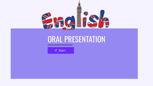 Oral inglês | Genially