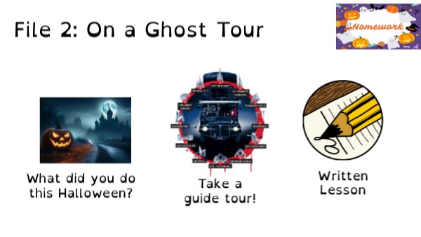 7th Grade File 2: On a Ghost Tour