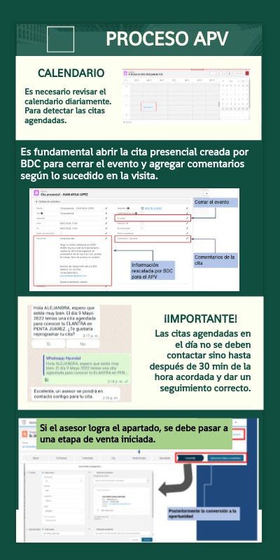 Infografía Proceso Salesforce APV