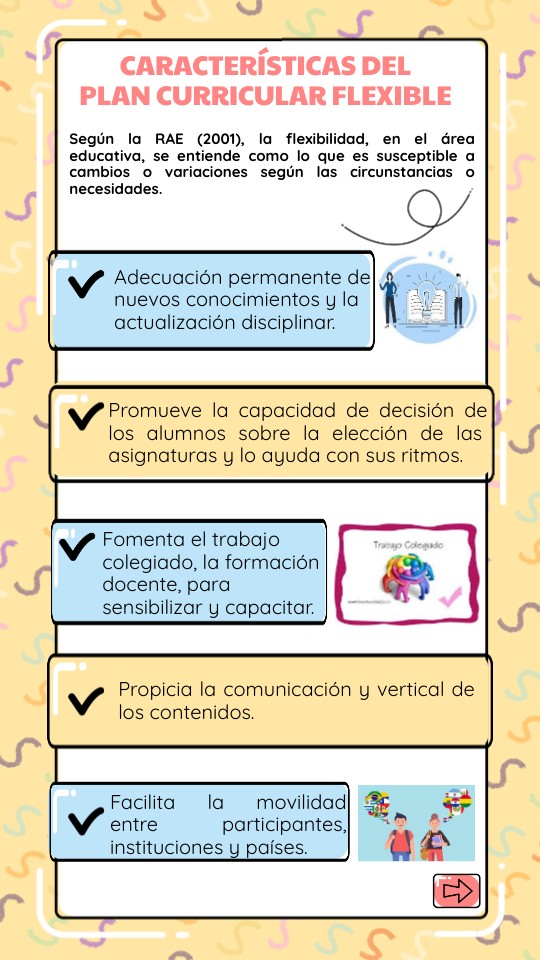 Características del Plan Curricular Flexible. | Genially