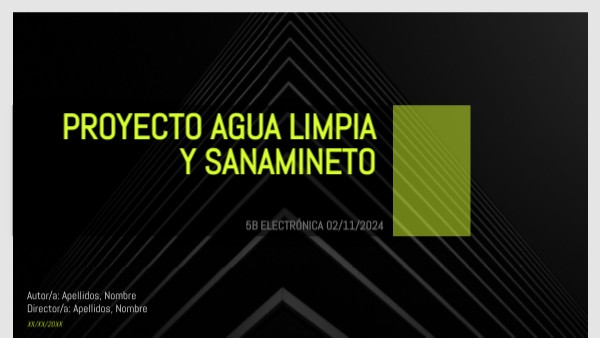 Agua limpia y sanamiento | Genially