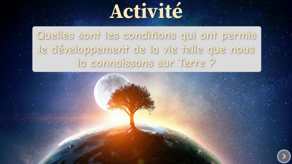 6ème Activité Vie sur Terre | Genially