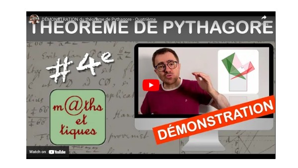 Démonstration théorème de Pythagore