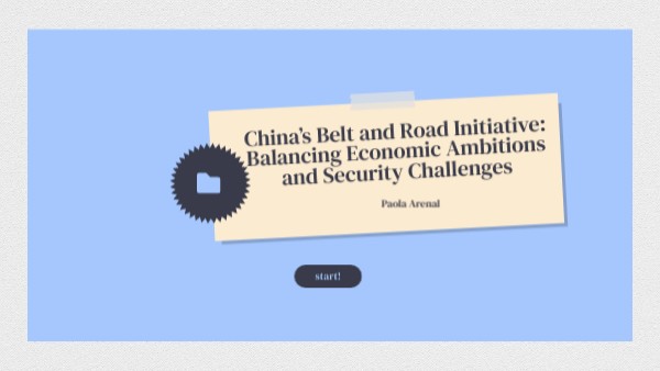Chinas Belt and road initiative | Genially