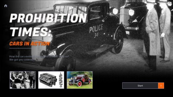 Prohibition times and cars