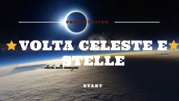 volta celeste e stelle