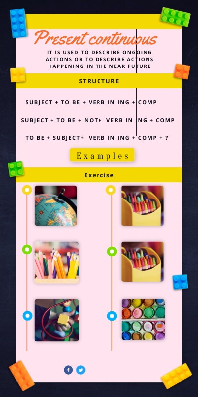 The present continuous | Genially