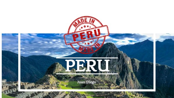 PRESENTACIÓN PERU-ingles | Genially