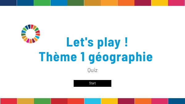 quizz thème 1 géo intro