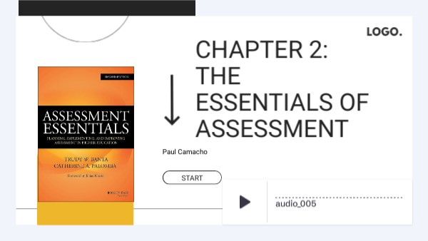 Camacho, Chapter Content Presentation