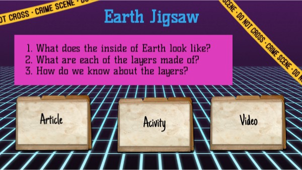 Day 7 - Earth's Layers Jigsaw
