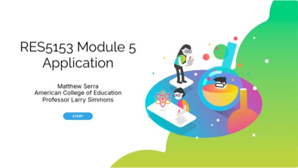 RES5153 Module 5 Application | Genially