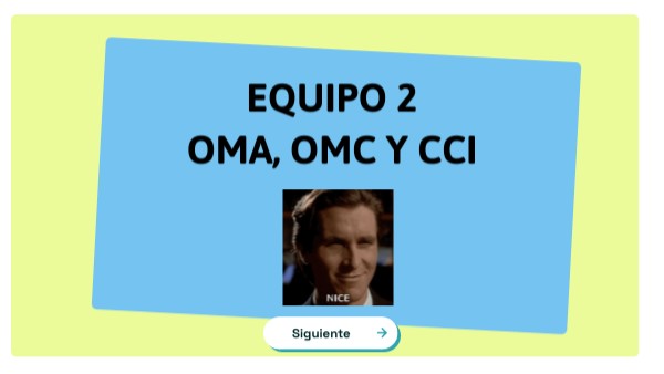 OMA, OMC, CCI