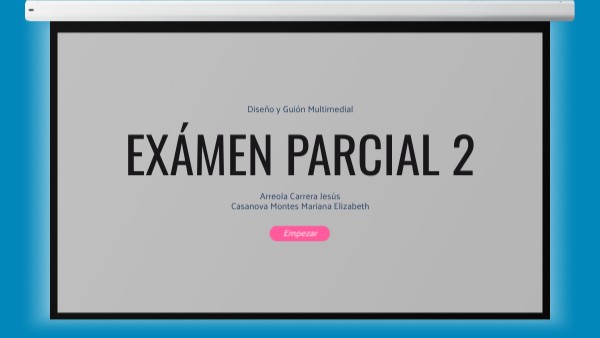 Exámen Segundo Parcial