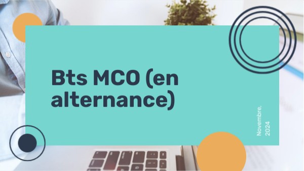 Présentation du bts mco | Genially